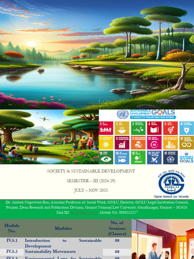 Chapter - 1 - Introduction To Sustainable Development | PDF ...