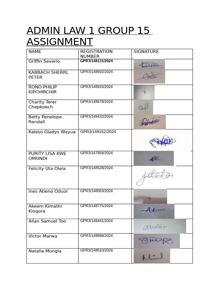 Group 15 Admin Law 1 ( Mod 2 Day) Group Assignment | PDF | Tribunal ...