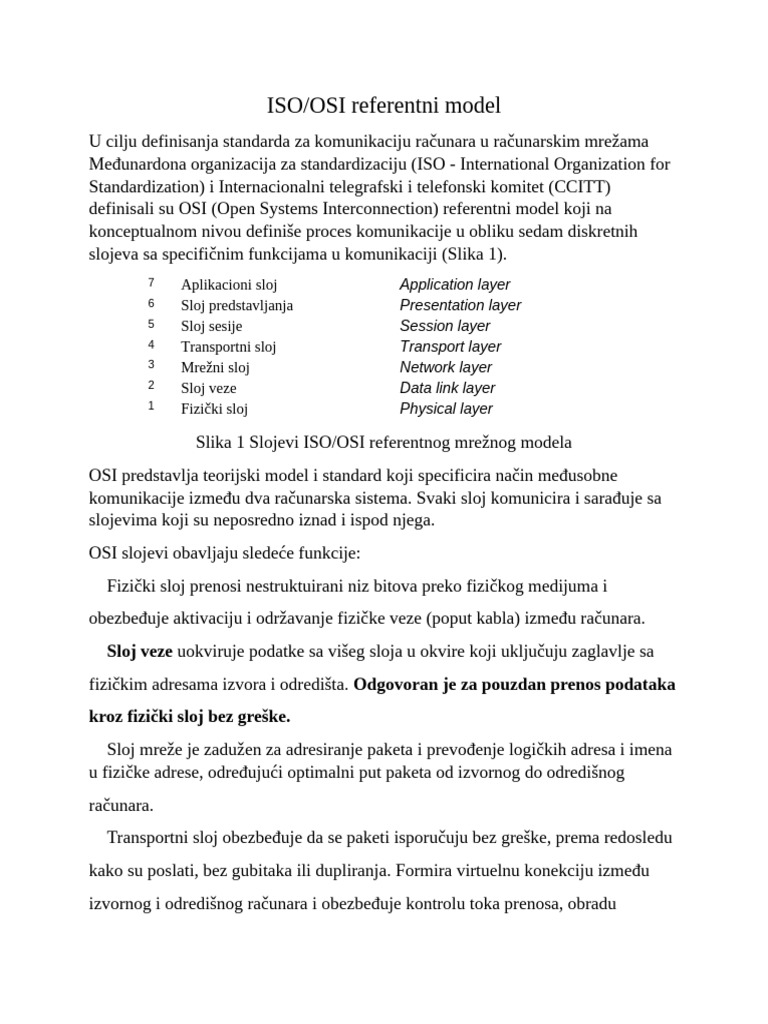 3.1.OSI Model | PDF