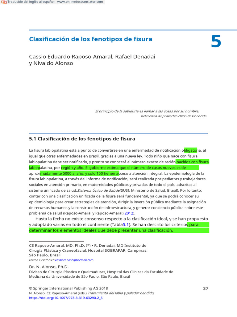 Clef lip and pállate treatment Raposo-52-61.en.es | PDF