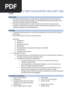 Adult Chest Tube Dressing Change Guide | PDF