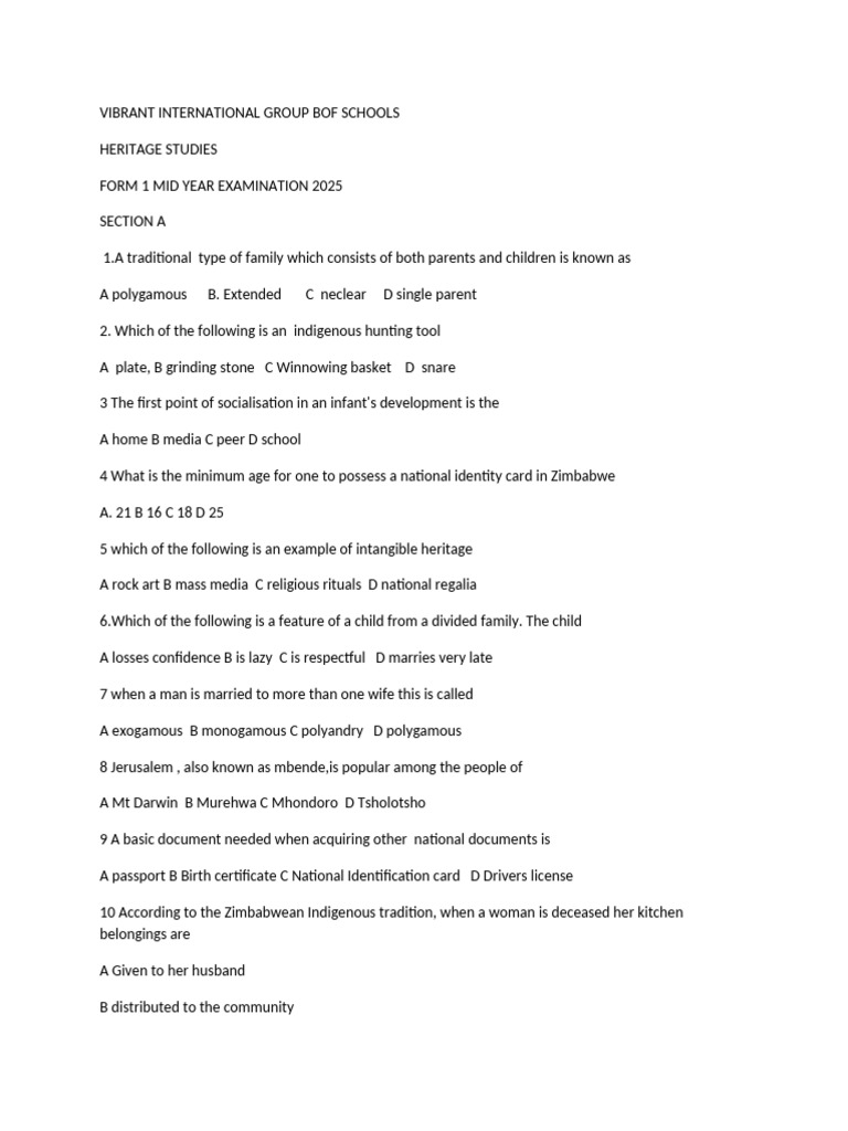 Form 1 Mid Year 2025-Wps Office | PDF | Identity Document