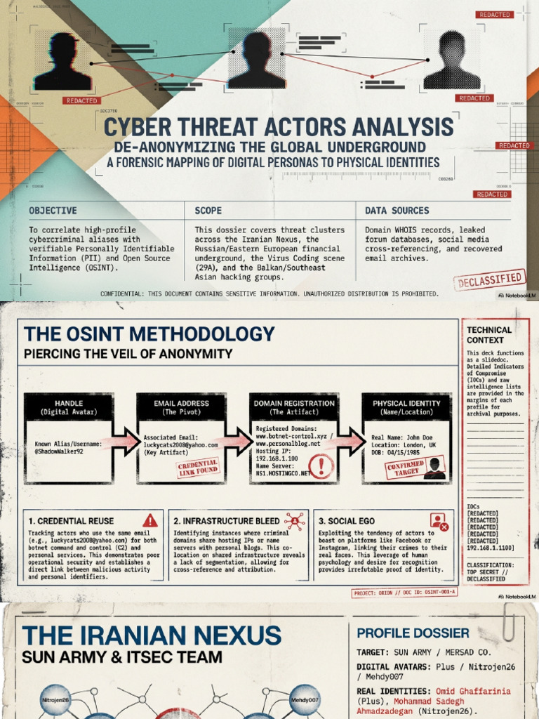 Cyber Threat Actor De-Anonymization | PDF