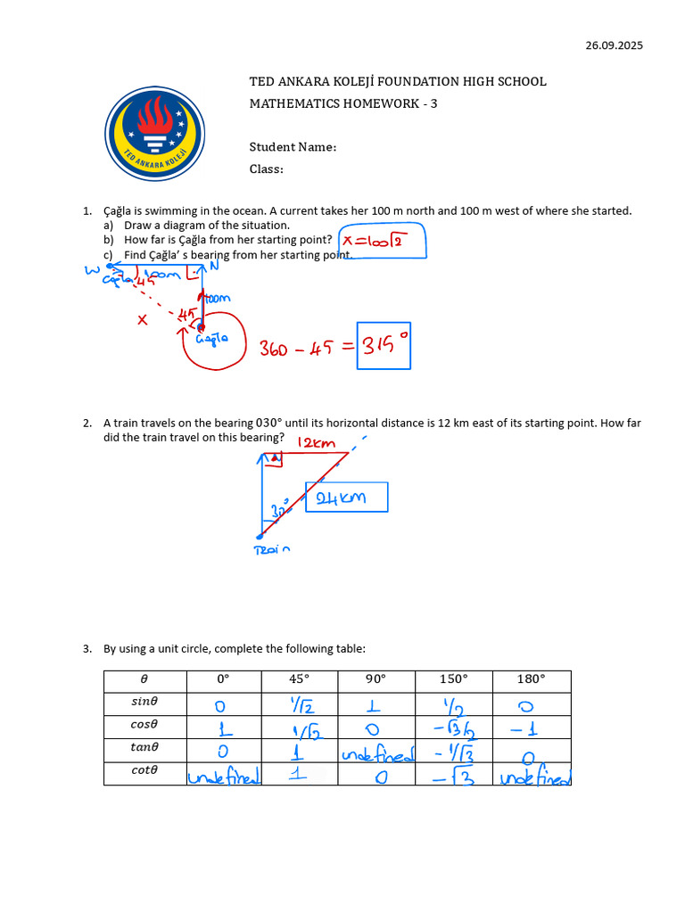 HW3 Solutions 03.10.25 | PDF