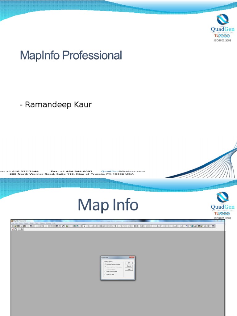 MapInfo V2 | PDF | Button (Computing) | Dialog Box