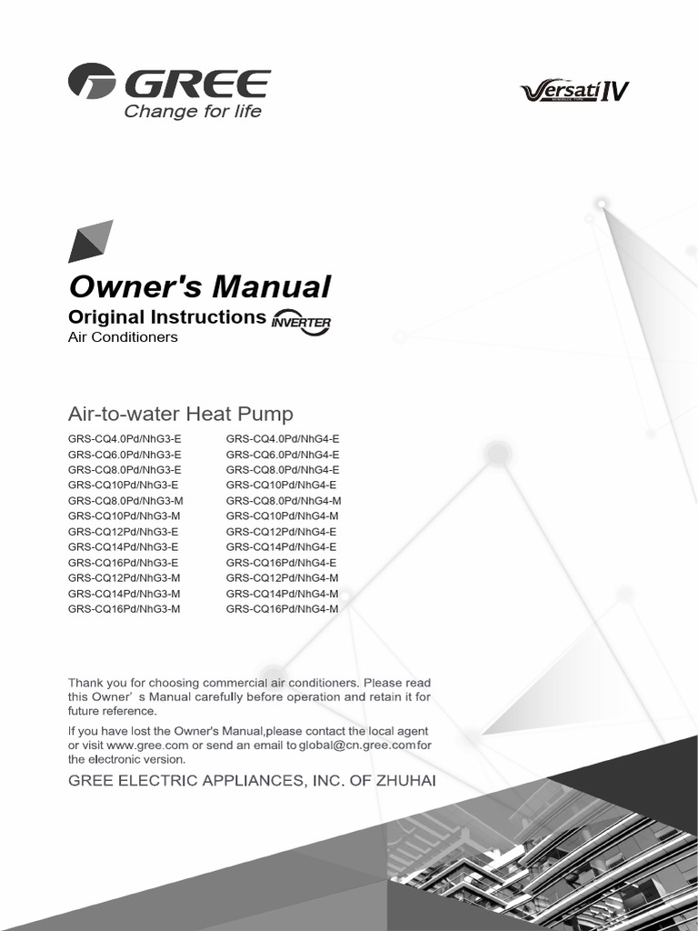 Manual de Usuario | PDF | Heat Pump | Air Conditioning