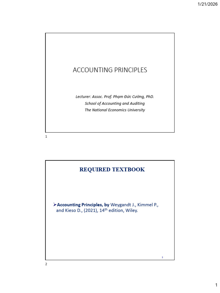 Chapter 1 - Accounting in Action | PDF | Equity (Finance) | Expense