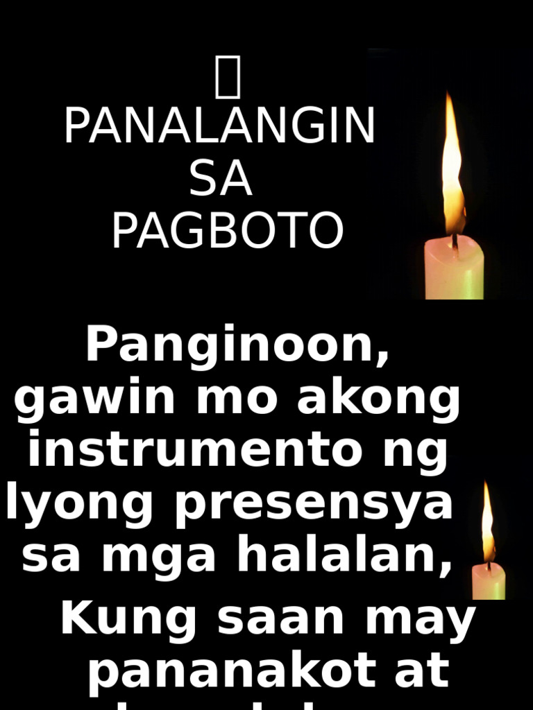 1. Opening Prayer TAGALOG | PDF