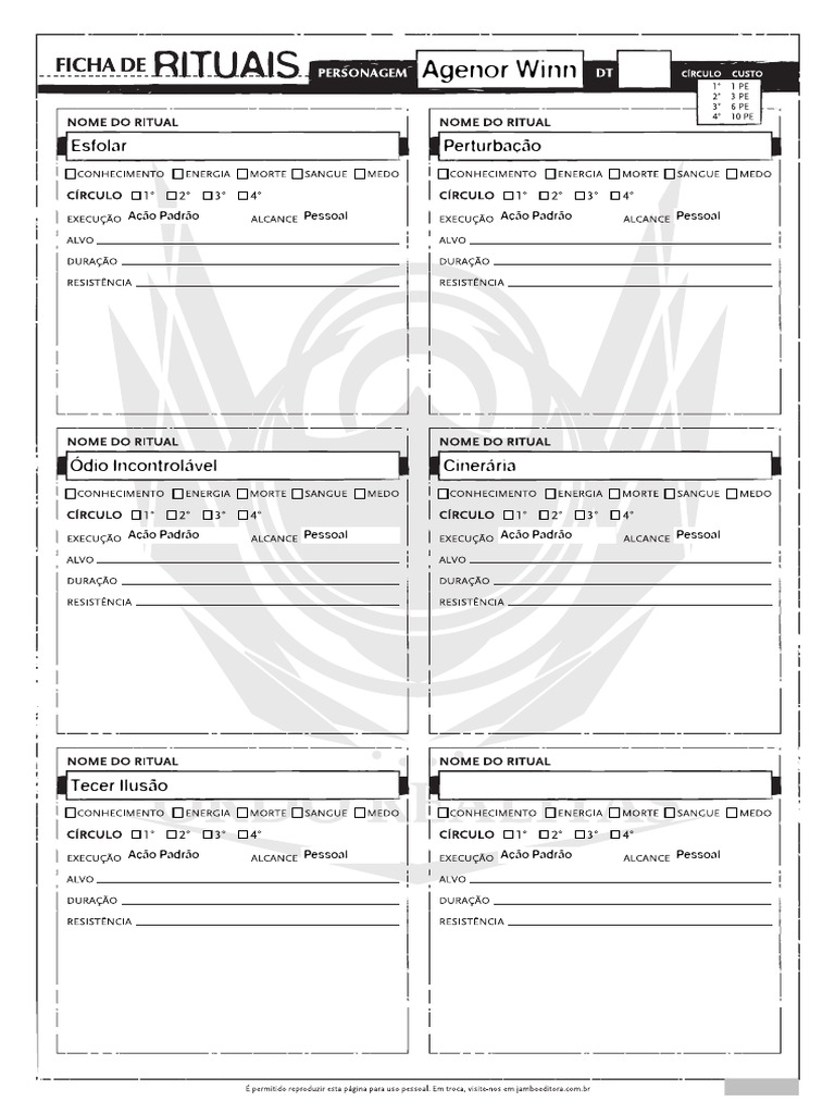 Agenor Winn 1 Círculo | PDF