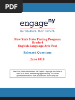 Grade 3 ELA Practice Test Guide | PDF | Trees | Bat