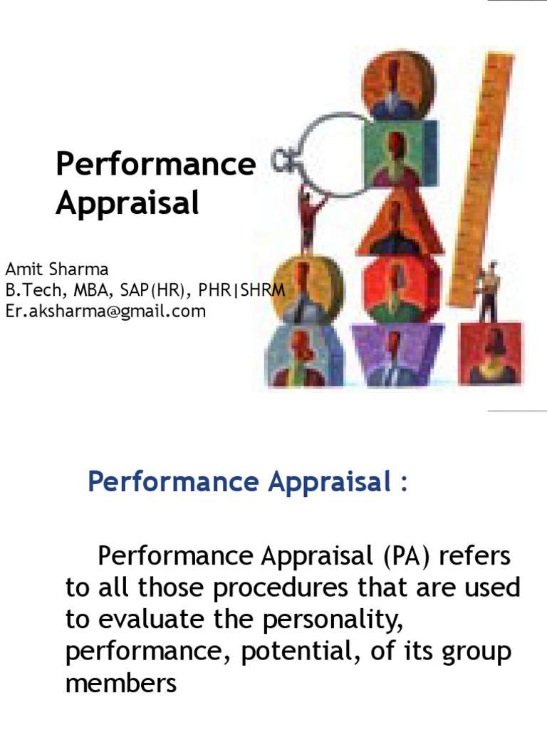 Performance Appraisal PPT | Performance Appraisal | Organizational Behavior
