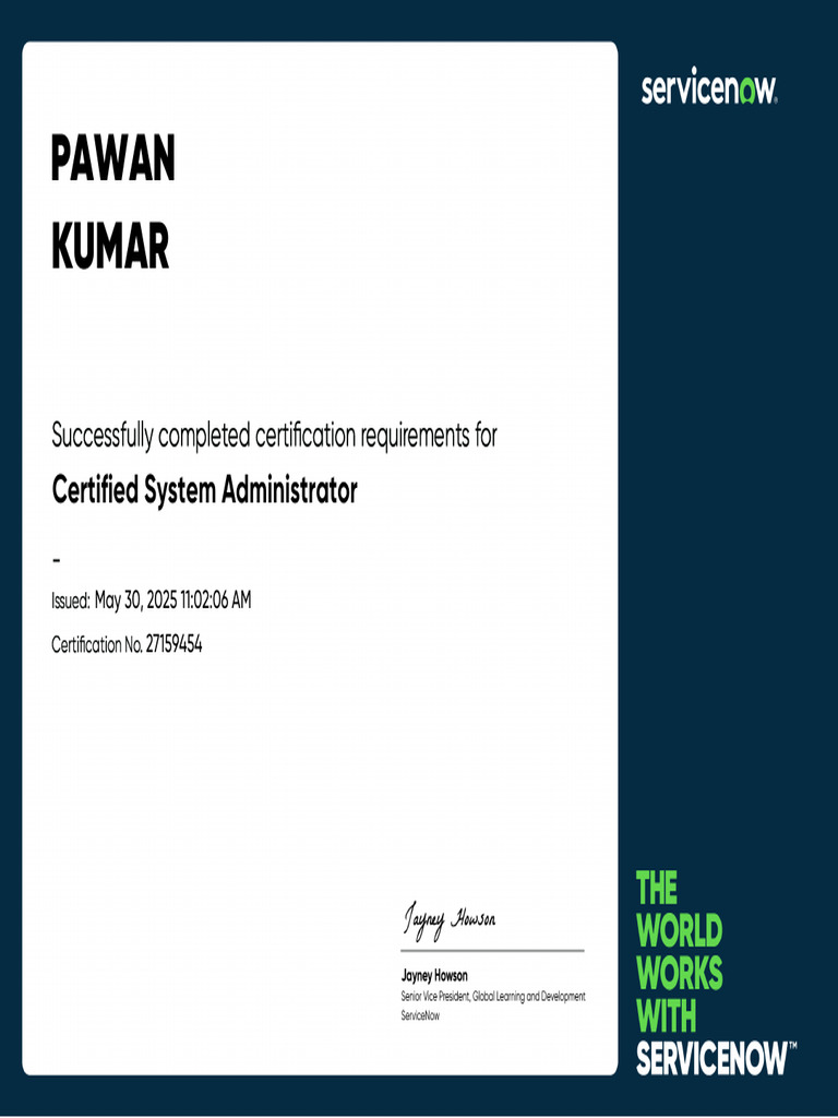 Servicenow CSA | PDF