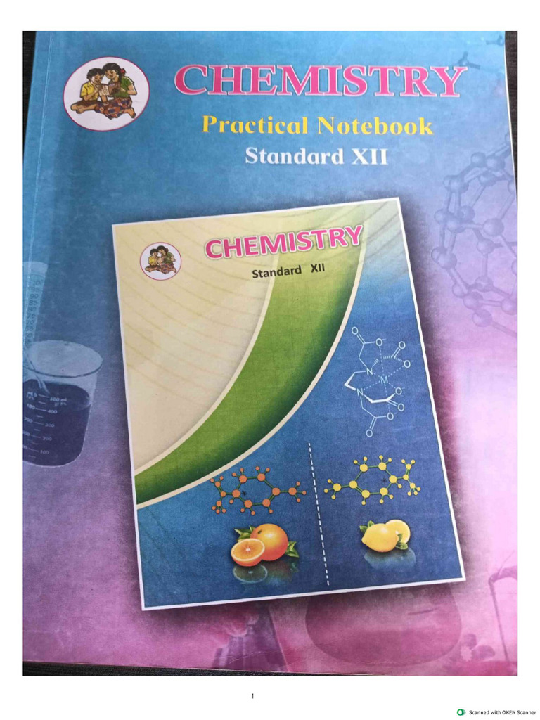 12th Chemistry Practical Book | PDF