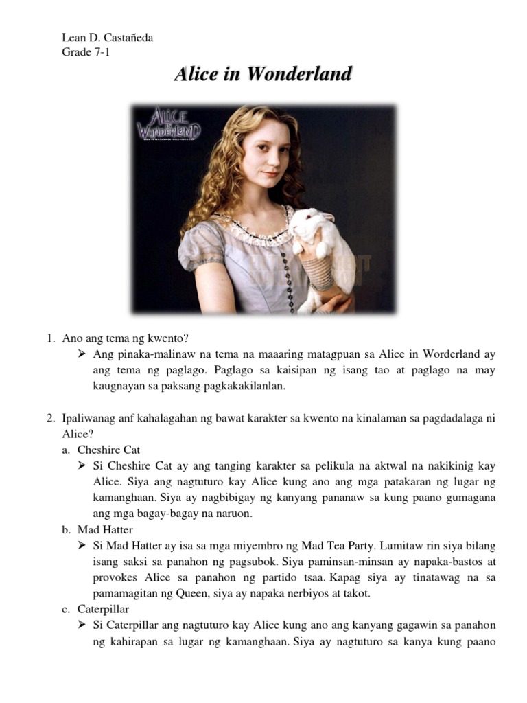 Alice | PDF
