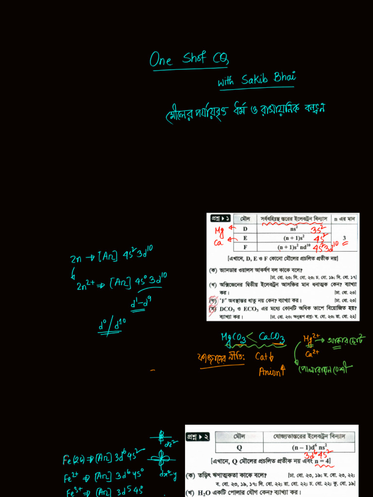 Periodic Table CQ | PDF
