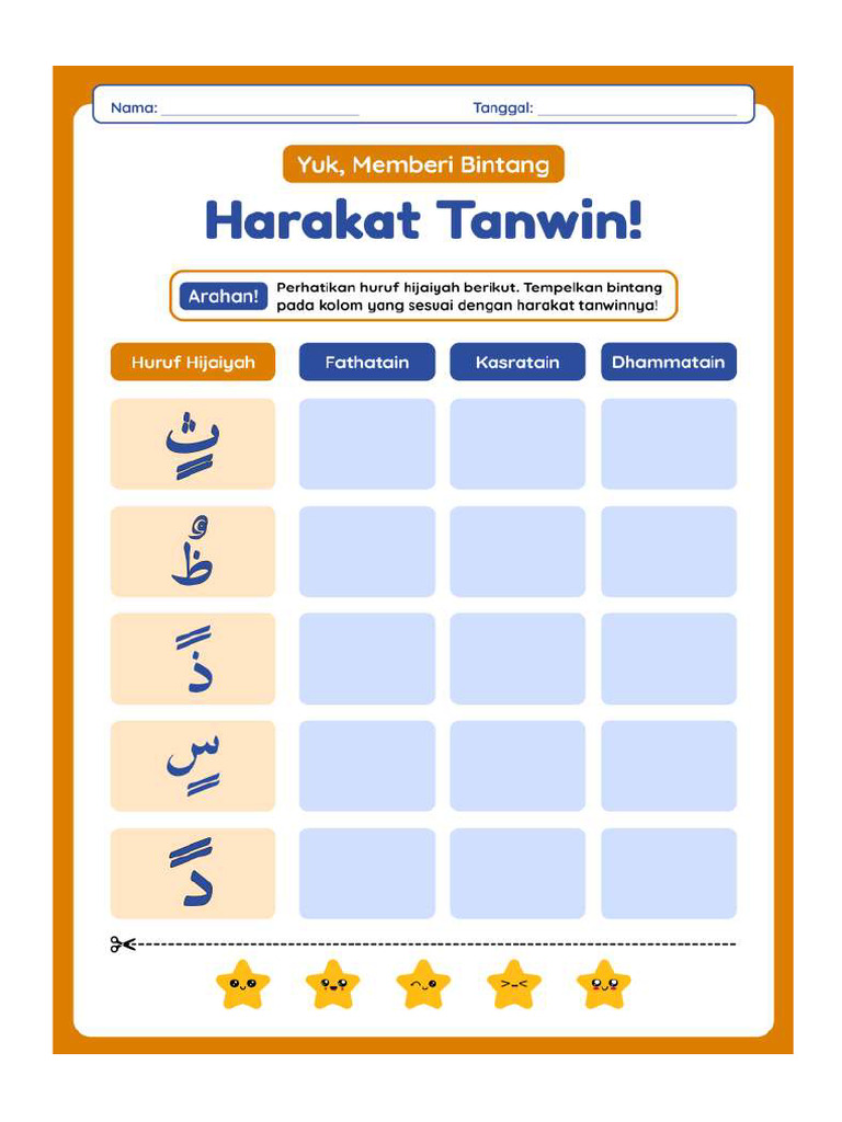 LKPD Harokat Tanwin | PDF