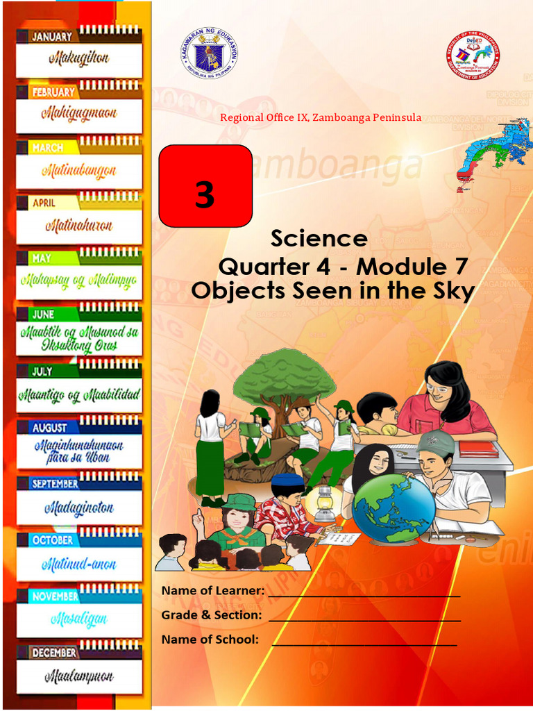 SCIENCE3-Q4-M7-1 | PDF | Stars | Sky