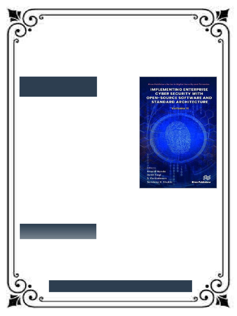 Implementing Enterprise Cyber Security with Open-Source Software and Standard Architecture ...