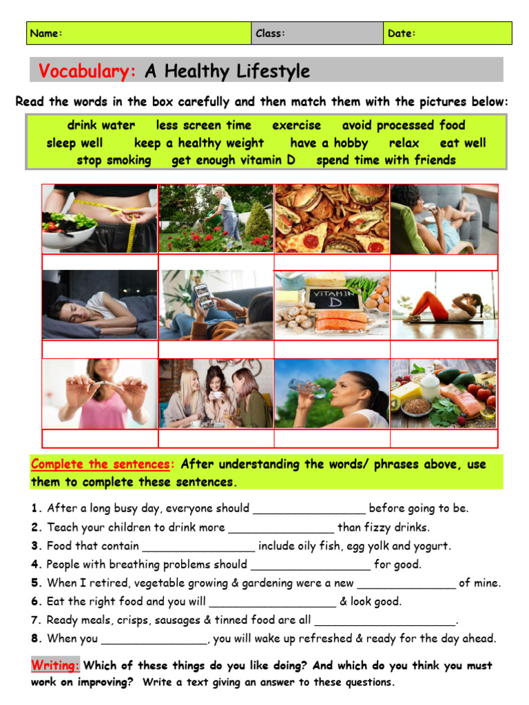 Reading Healthy Lifestyle | PDF