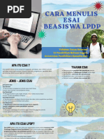 Contoh Essay Beasiswa LPDP Terbaik | PDF