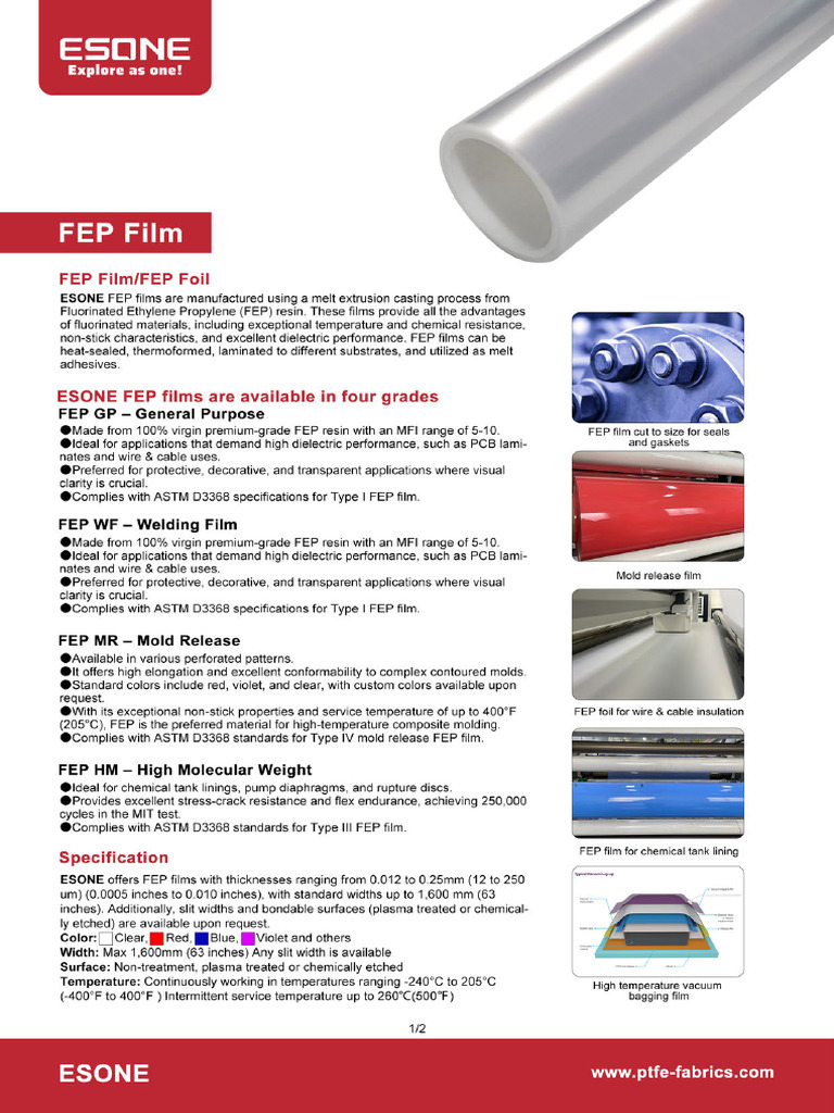 Esone - FEP Film | PDF
