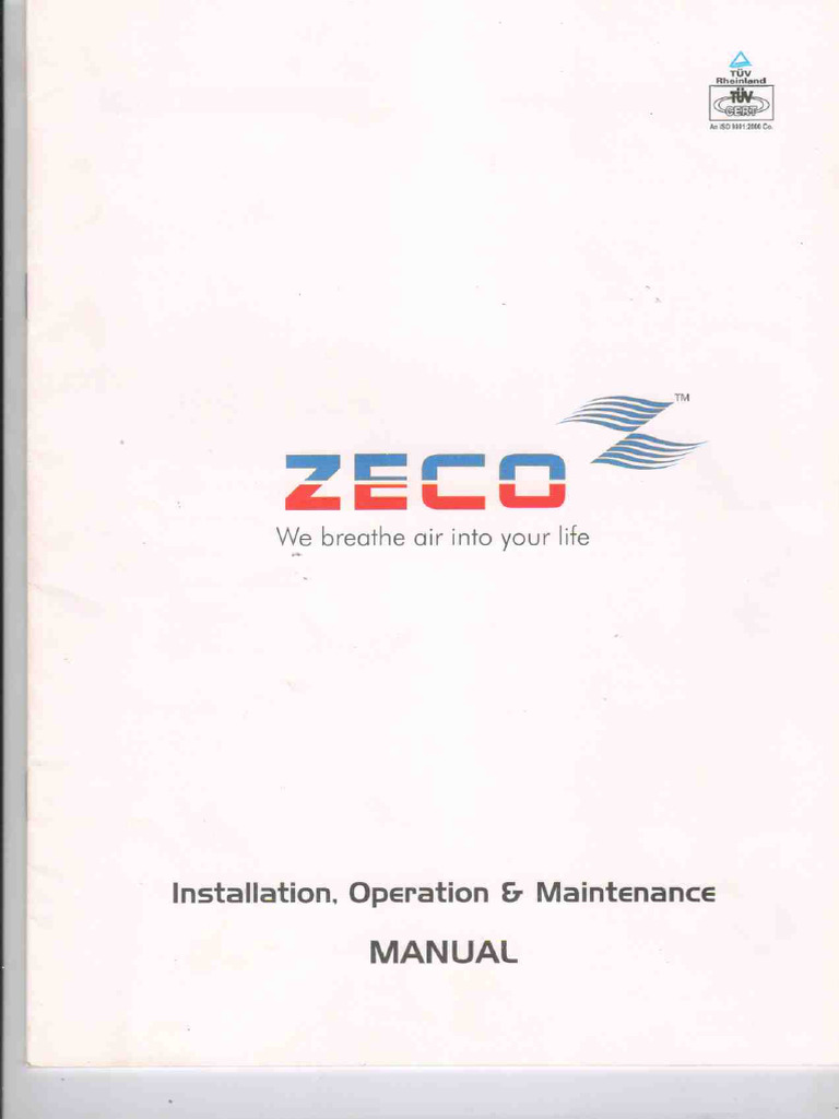 Zeco AHU | PDF