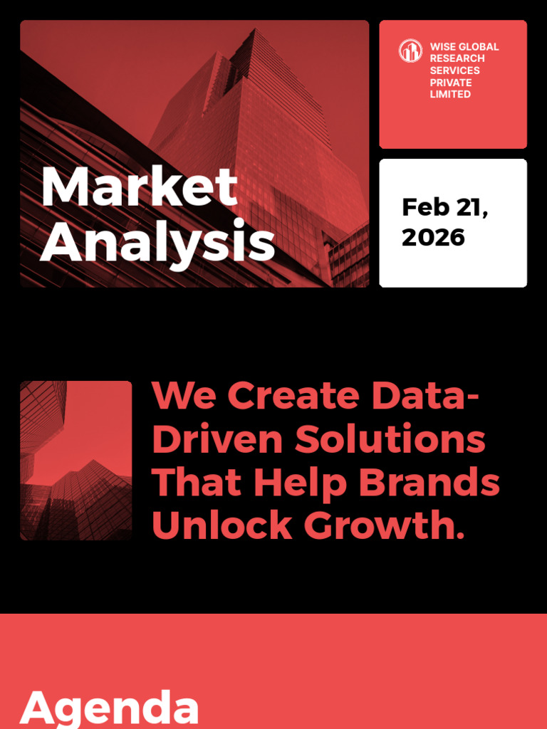 Red and Black Modern Market Analysis Presentation | PDF | Information ...