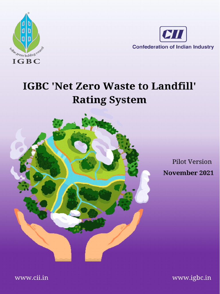 IGBC Net Zero Waste to Landfill Rating System Manual (Pilot Version ...