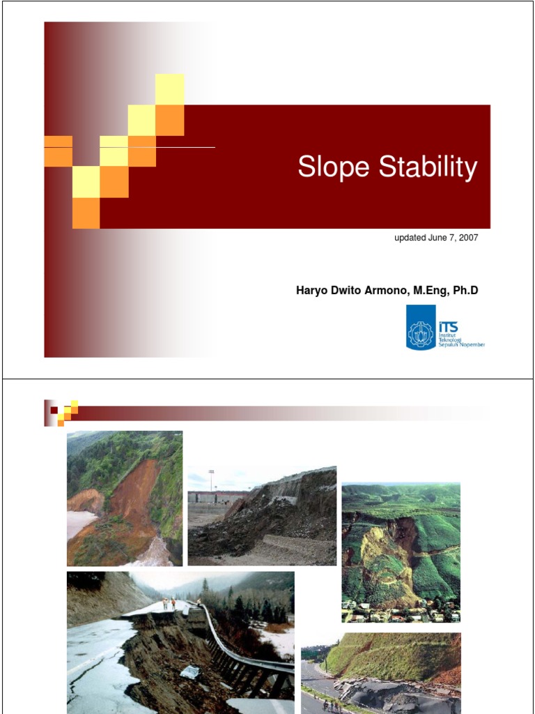 8 Slope Stability | PDF | Landslide | Strength Of Materials