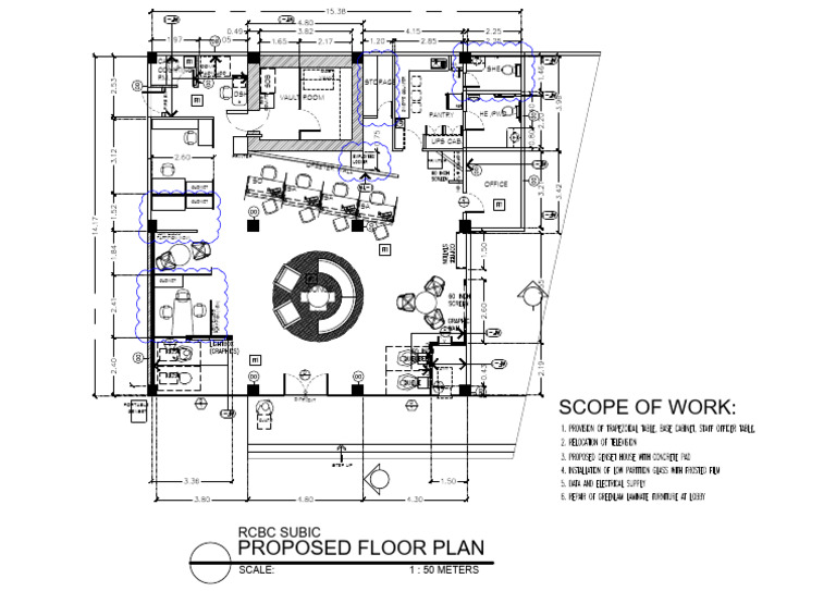 RCBC Subic - Proposed FP With Scope of Works and Cloud | PDF