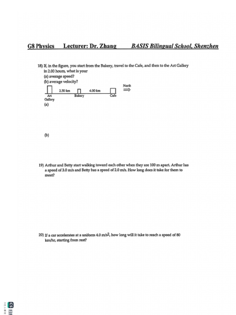 G8 Physics | PDF