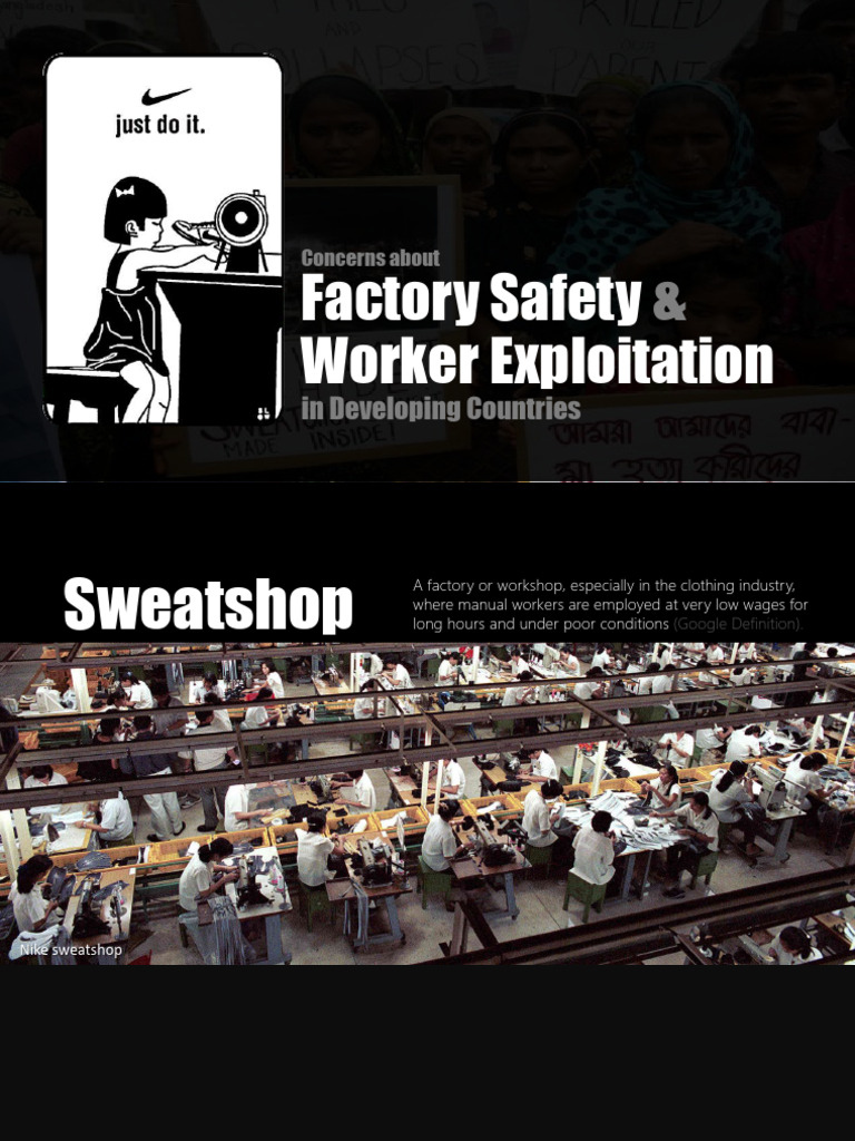 Case Analysis Factory Safety and Worker Exploitation | PDF | Sweatshop ...
