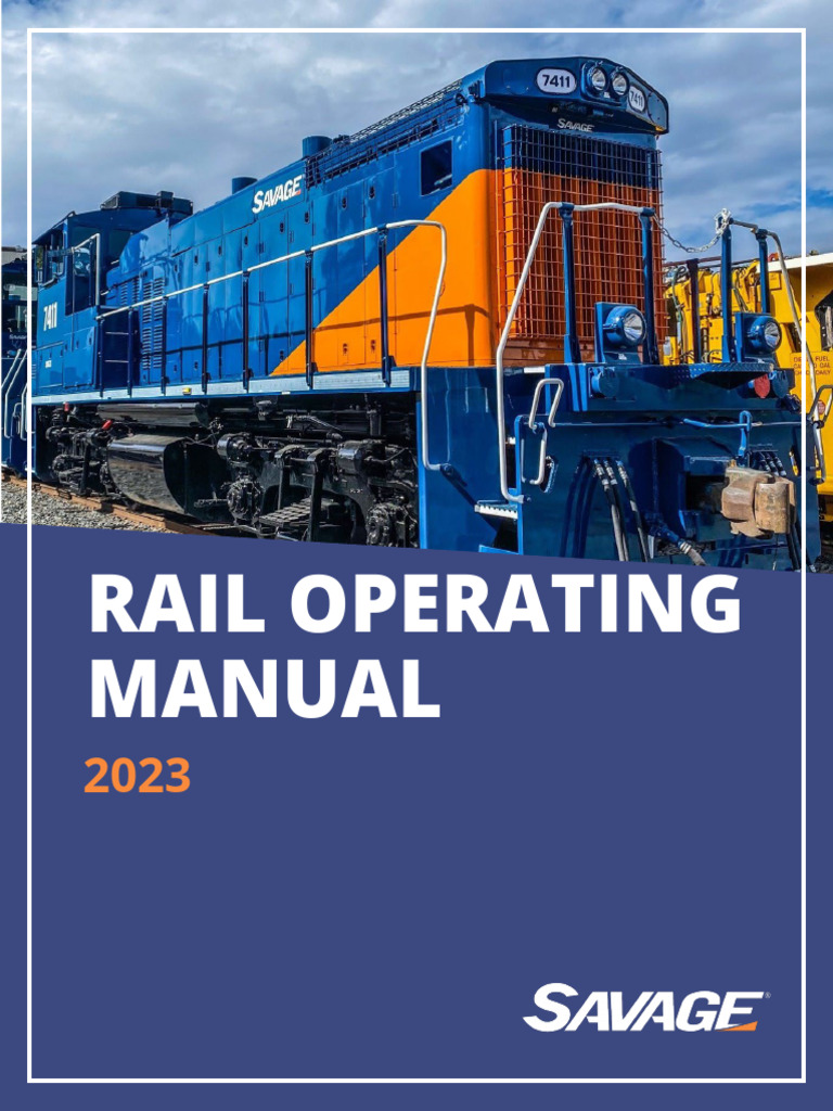 2023 Savage Rail Operating Manual | PDF | Shoe | Radio