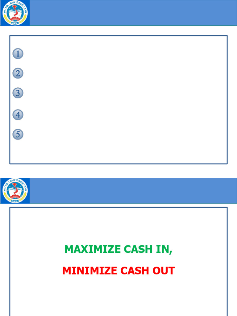 Slide NHTC1119 Cash Flows Management 2credit 2024-Trang-2 | PDF | Cash ...