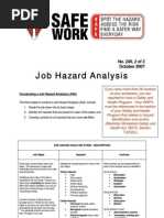 Critical Job Inventory and Risk Assessment | PDF | Workplace | Working ...