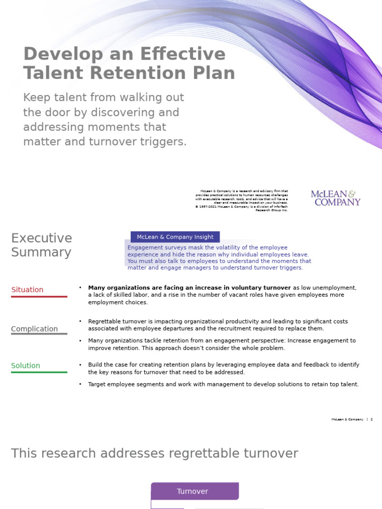 01 Develop An Effective Talent Retention Plan Storyboard | PDF ...
