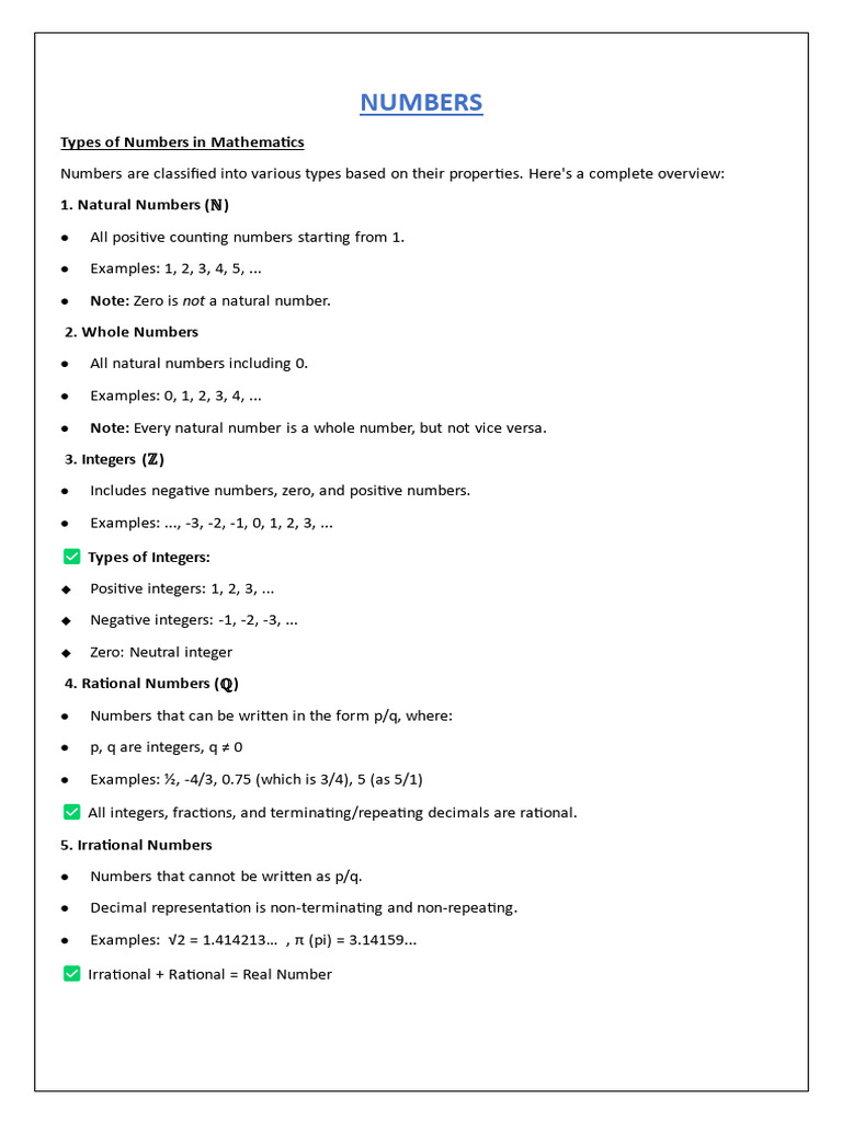 Quantitative Aptitude Notes | PDF | Area | Numbers