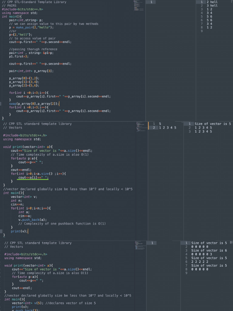 Standar Template Library CPP | PDF