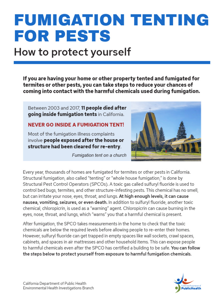 Fumigation Tenting Pests English | PDF | Pesticide
