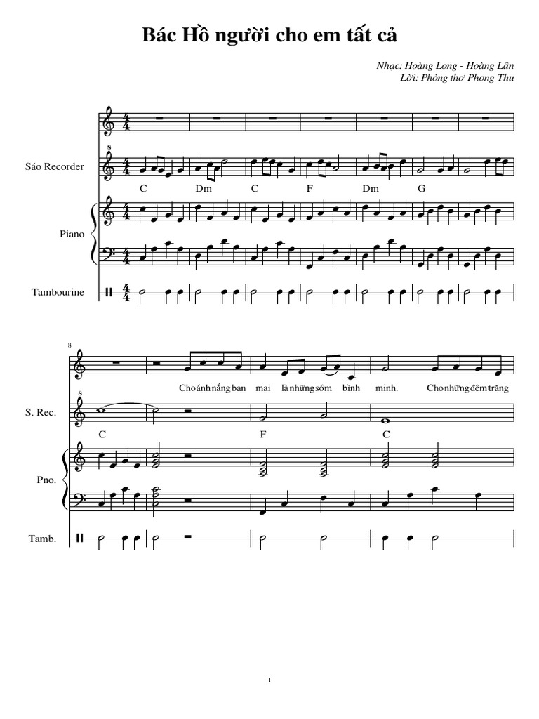 Bac Ho Nguoi Cho em Tat CA | PDF