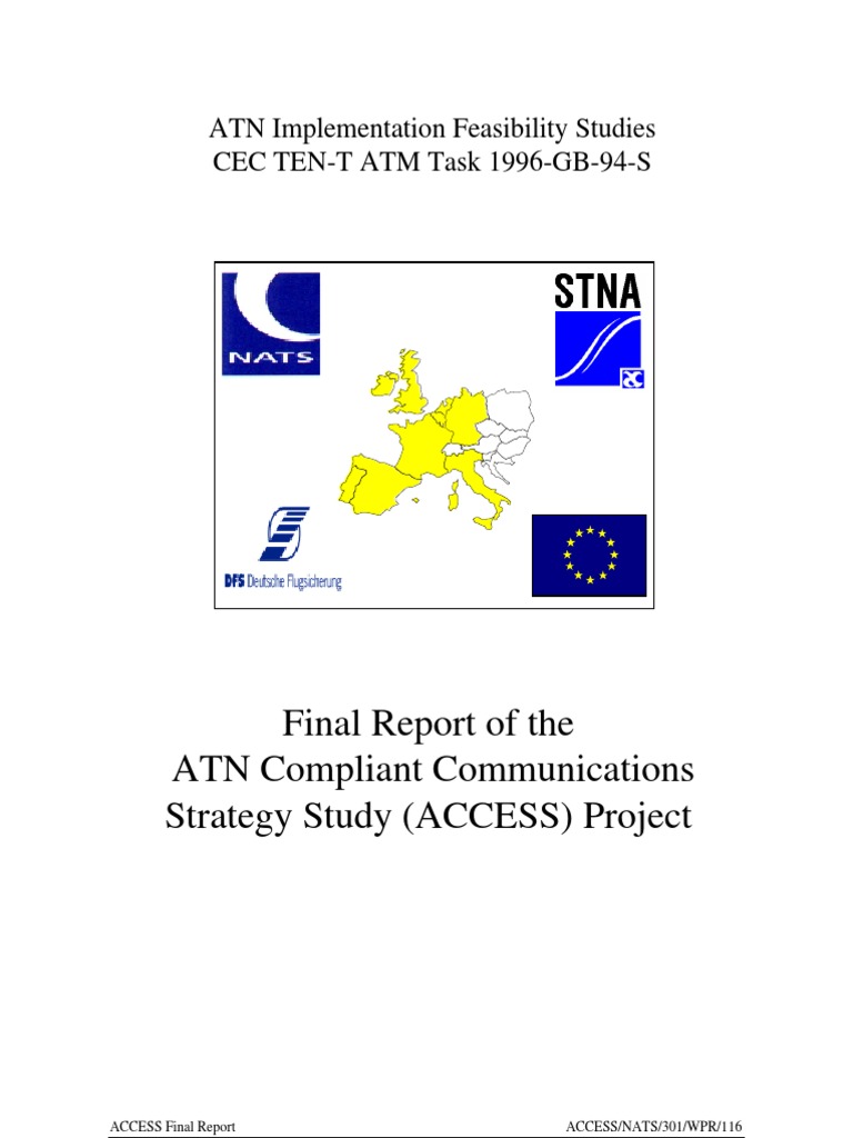 Final Report of The ATN Compliant Communications Strategy Study (ACCESS ...