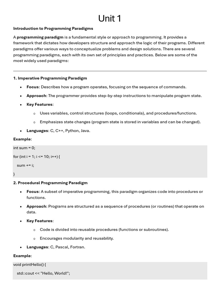 Object Oriented Programming Updated | PDF | Object Oriented Programming ...