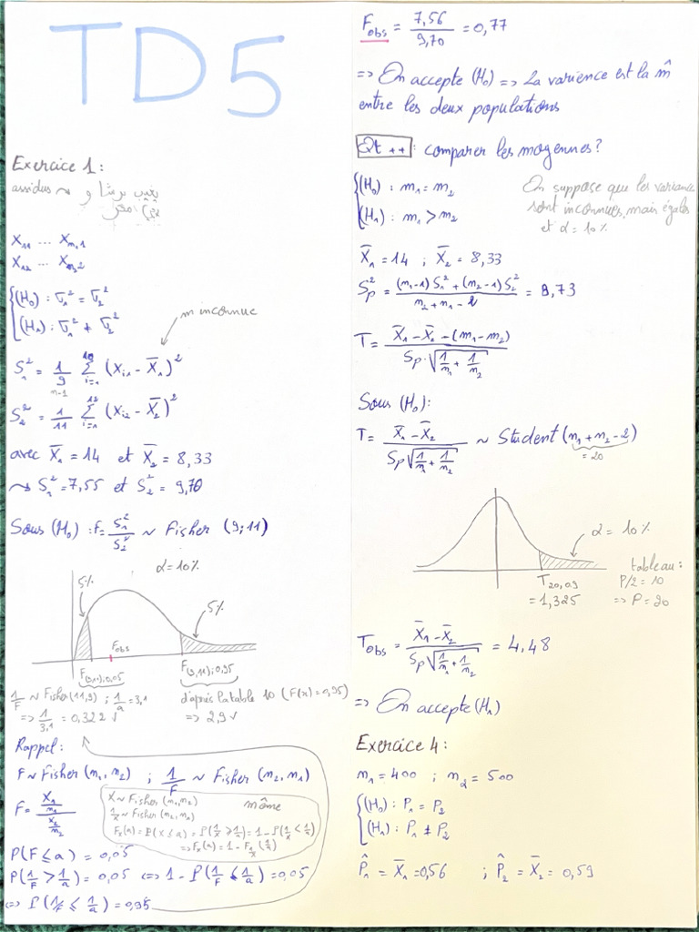 Correction TD 5 | PDF