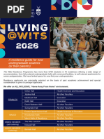 UFS Residence Application Guide 2026 | PDF