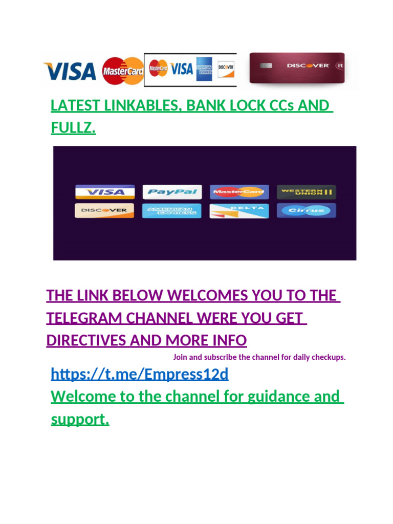 LATEST CCs LINKED TO CASH APP, ZELLE, PAYPAL CHIME AND OTHERS | PDF ...