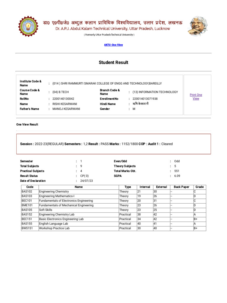 Rishi's Graduation Certificate and Marksheet | PDF | Computing ...