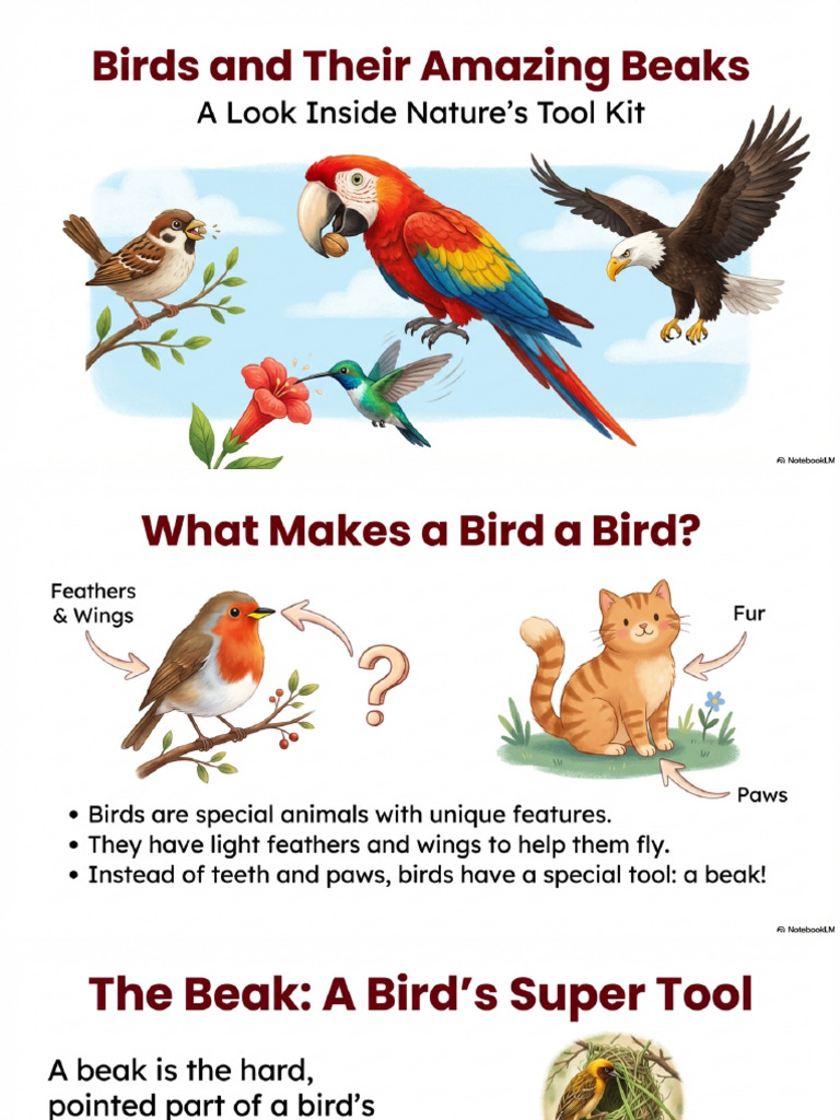 Bird Beaks Nature S Tool Kit | PDF