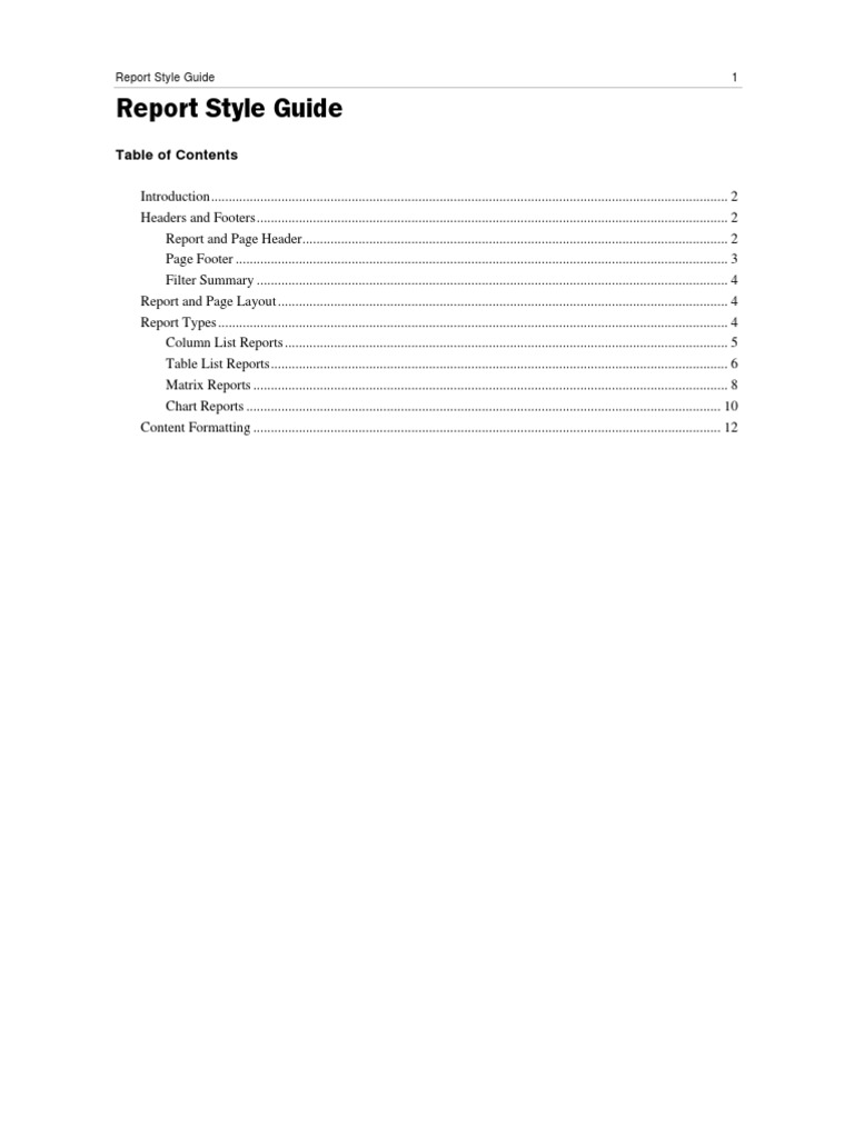 Report Style Guide | PDF | Computers | Technology & Engineering