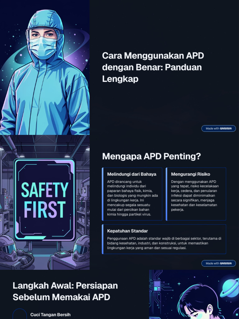Cara Menggunakan APD Dengan Benar Panduan Lengkap | PDF