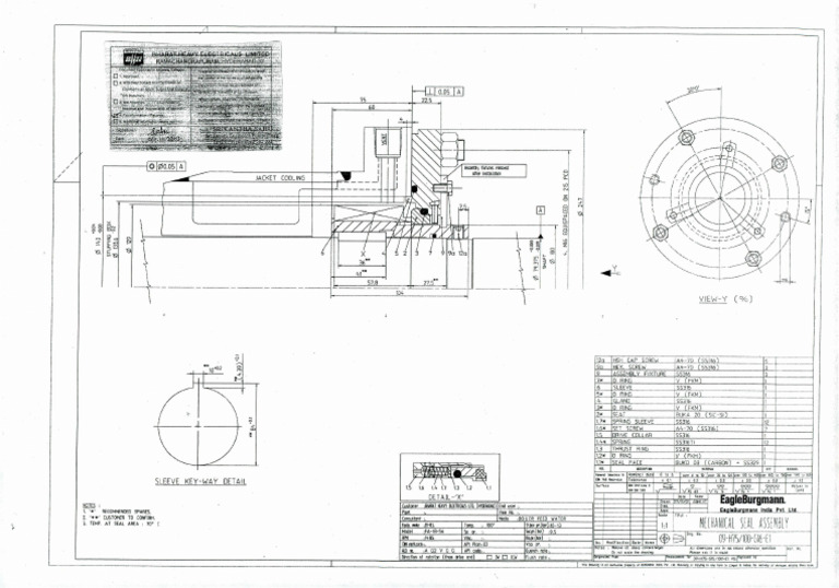 09 H75 100 G16 E1 Booster Pump Mech. Seal | PDF